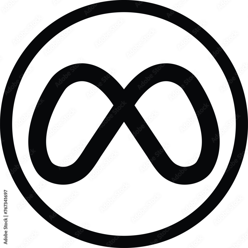 Meta by Facebook, whatsapp, instagram, in logo. Editorial social media ...