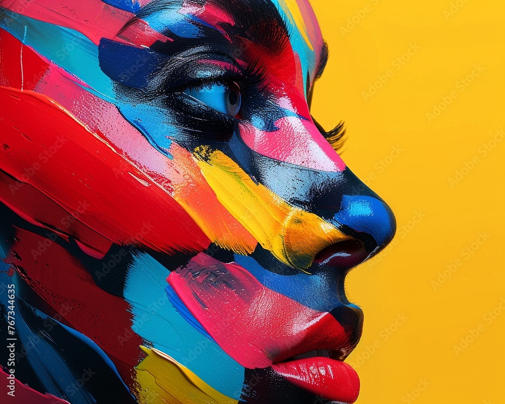 Pop art transforms Homo sapiens into iconic figures, immortalized in ...