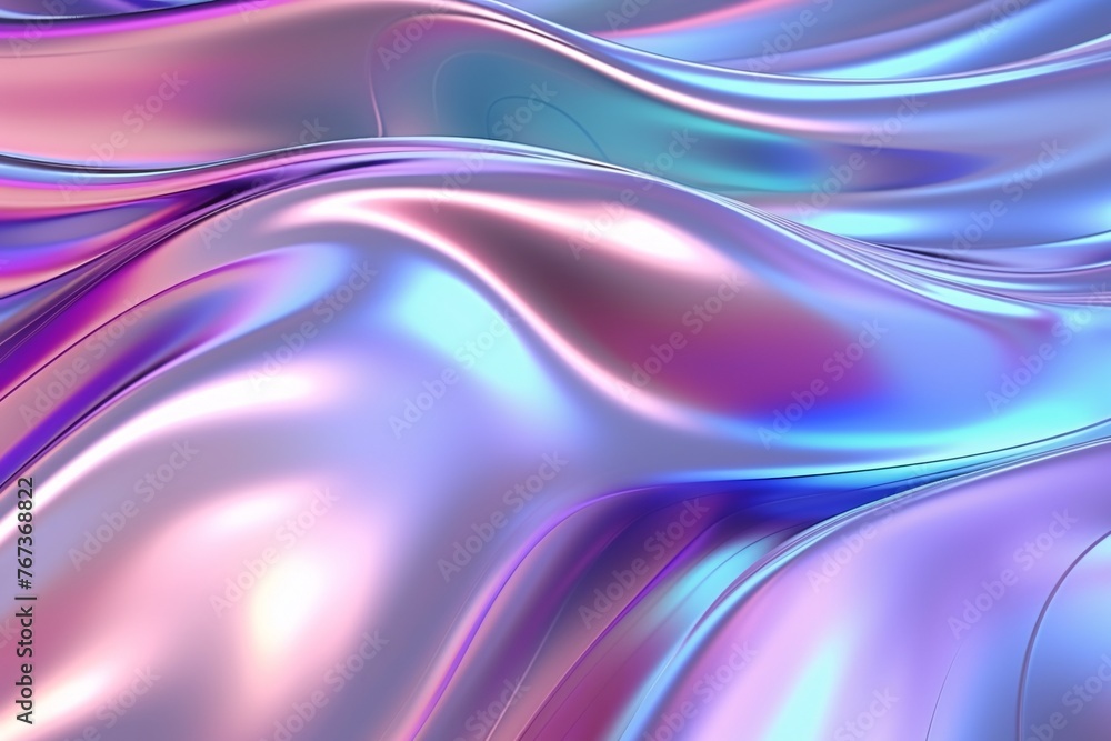 Liquid shiny holographic background, Liquid holographic Wallpaper ...