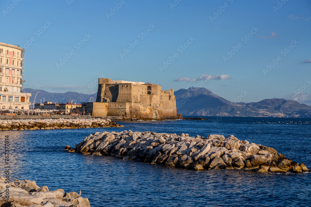 Castel dell'Ovo, lietrally, the Egg Castle is a seafront castle in ...
