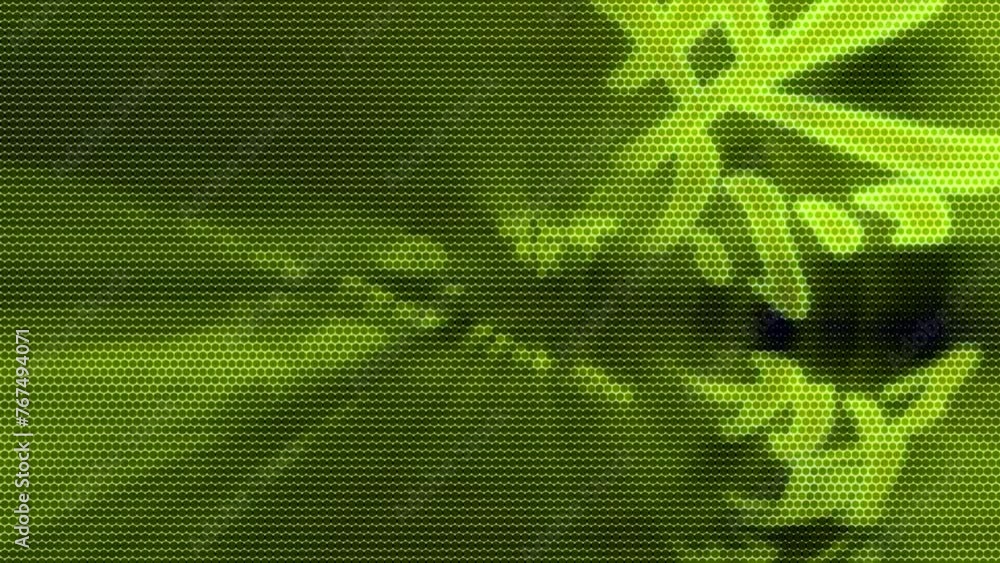 animated moving motion background showing matrix style randomly ...