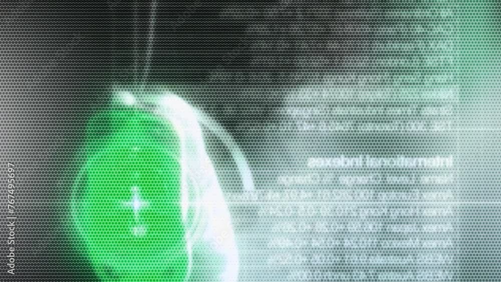 animated moving motion background showing matrix style randomly ...