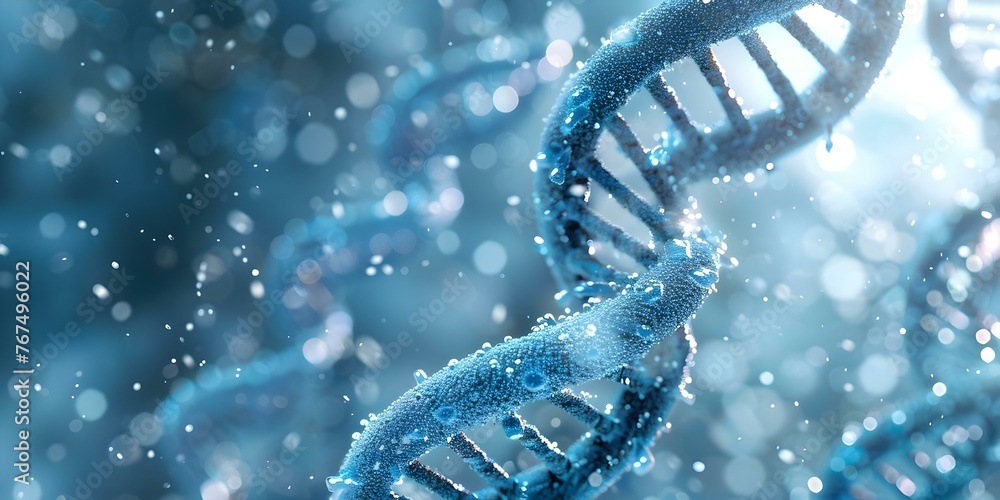 Exploring Genetic Mutations and Disorders Through a Closeup of a D DNA ...