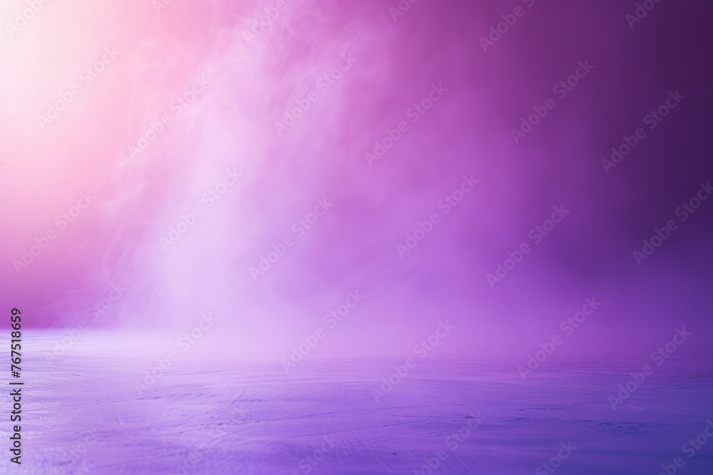 Purple fog over a smooth surface with light effects - Soft purple hued ...