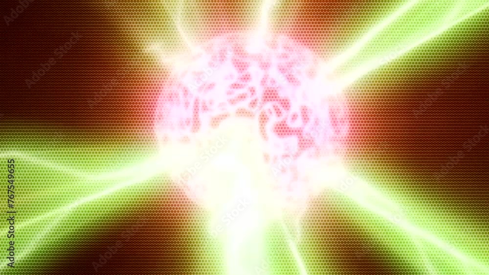 animated moving motion background showing nuclear molecules atom ...