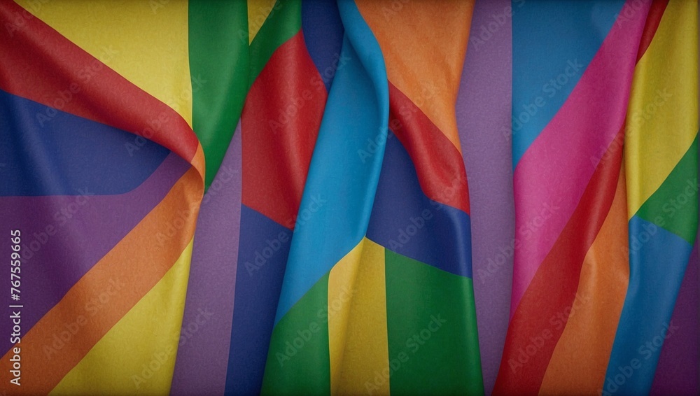 Intersectional Pride:This image could feature multiple pride flags ...