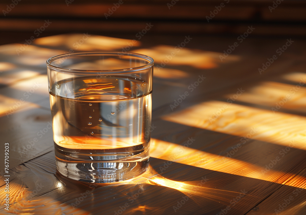 Refraction Effects: Experiment with how light interacts with the liquid ...
