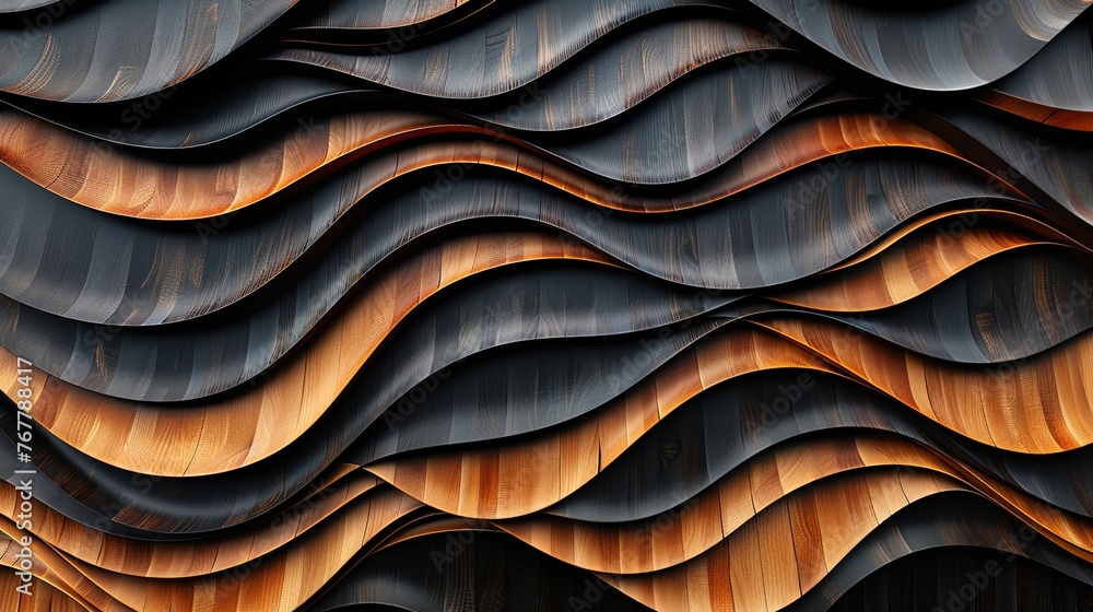Wood art background Abstract closeup of detailed organic black brown ...