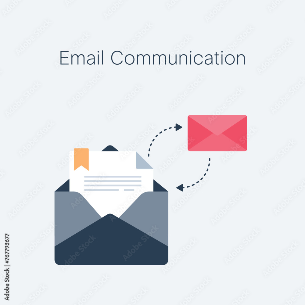 Optimize email communication with sleek gray and red visuals. Enhance ...