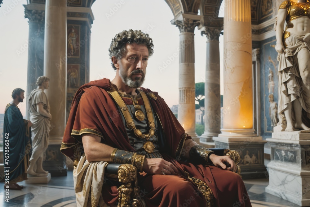 Marcus Aurelius, the esteemed former Emperor, philosopher and stoic ...