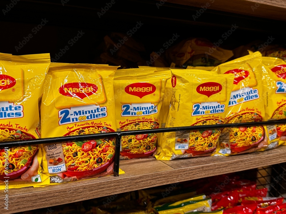 Vegetable Masala Maggi Noodles, Instant Noodles. MAGGI Noodles is a ...