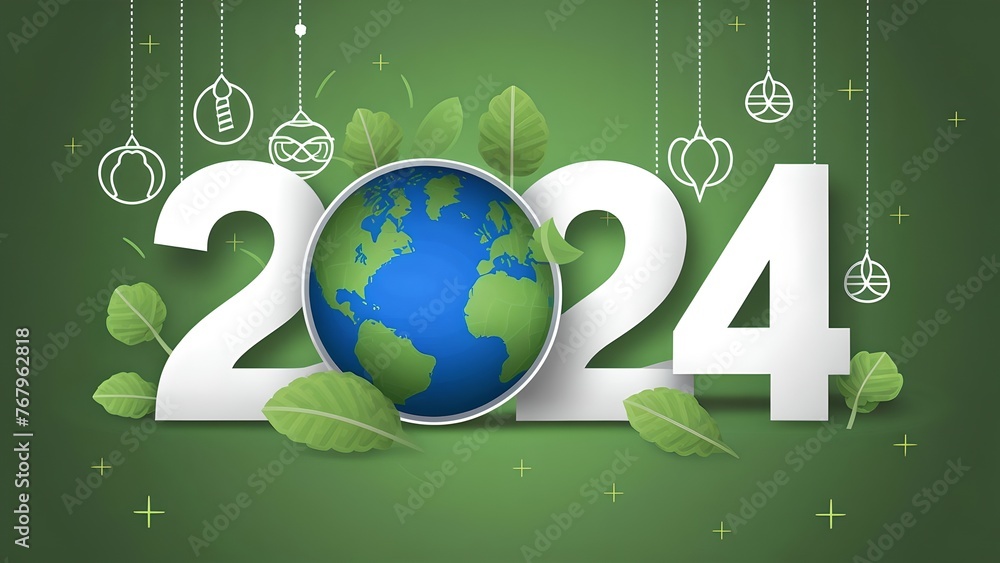 Earth Day 2024, Happy Earth Day 2024, Recycling and save our planet and ...