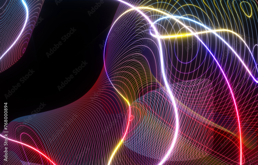 3d render abstract art 3d background texture with part of surreal ...