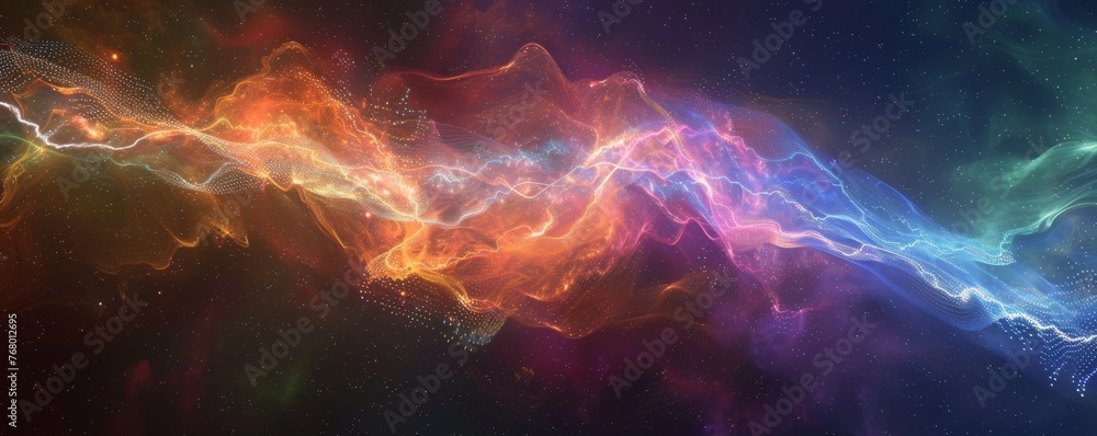 Augmented reality visualization of the electromagnetic spectrum Stock ...