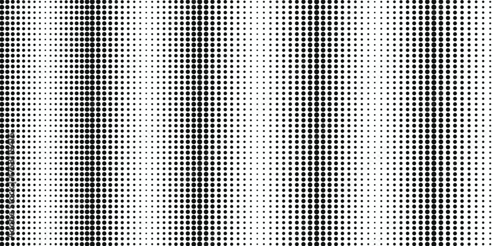 Basic halftone dots effect in black and white color. Halftone effect. Dot halftone. Black white ...