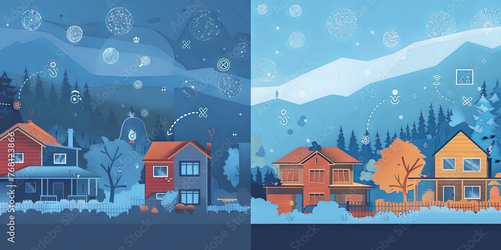An infographic illustrating the differences between common asthma ...