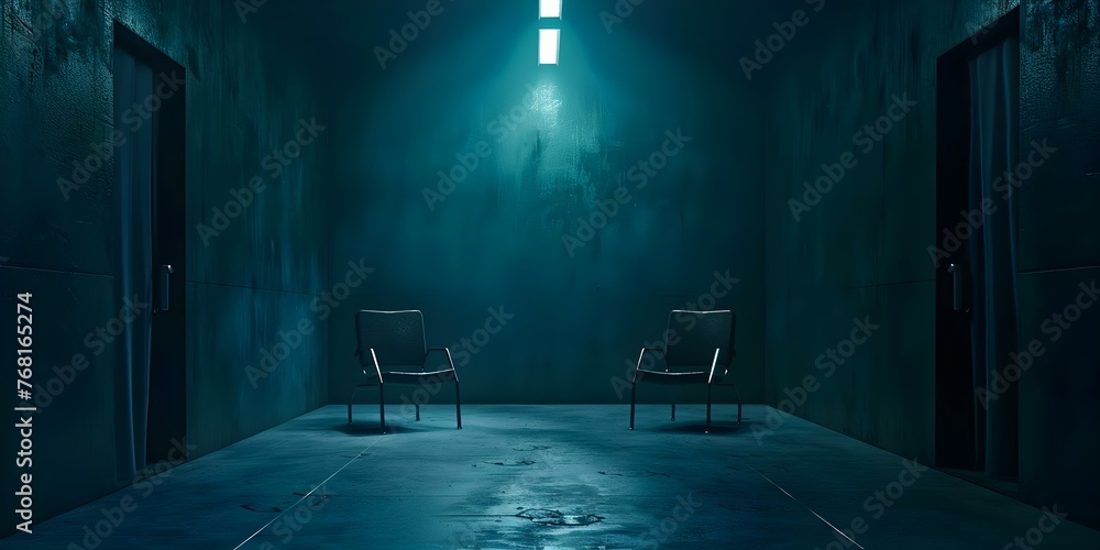 An Empty Police Interrogation Room: A Common Setting in AI-Generated ...
