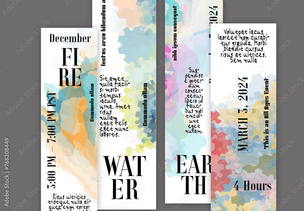 Web Banner Transparent Random Overlapping Shapes Creating Vector ...