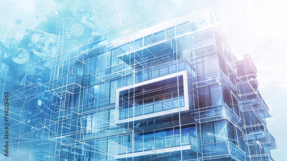 Design concept of a smart building. Engineering of smart building's ...