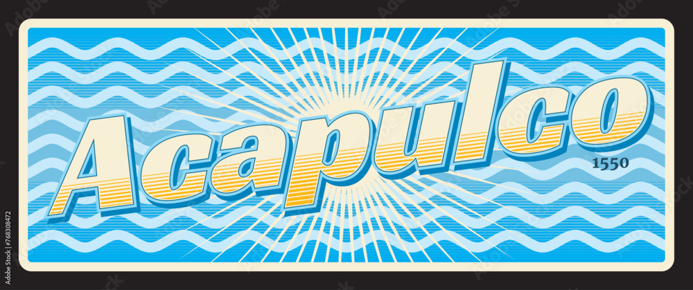 Acapulco city in Mexico, Mexican territory, Acapulco de Juarez in ...