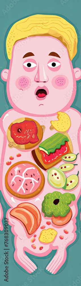 Cartoon Guide to Different Taste Regions on the Tongue Stock ...