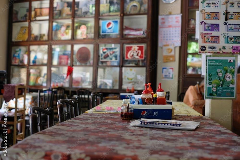 Interior of Thong Heng Lee, a family-run street food restaurant near ...