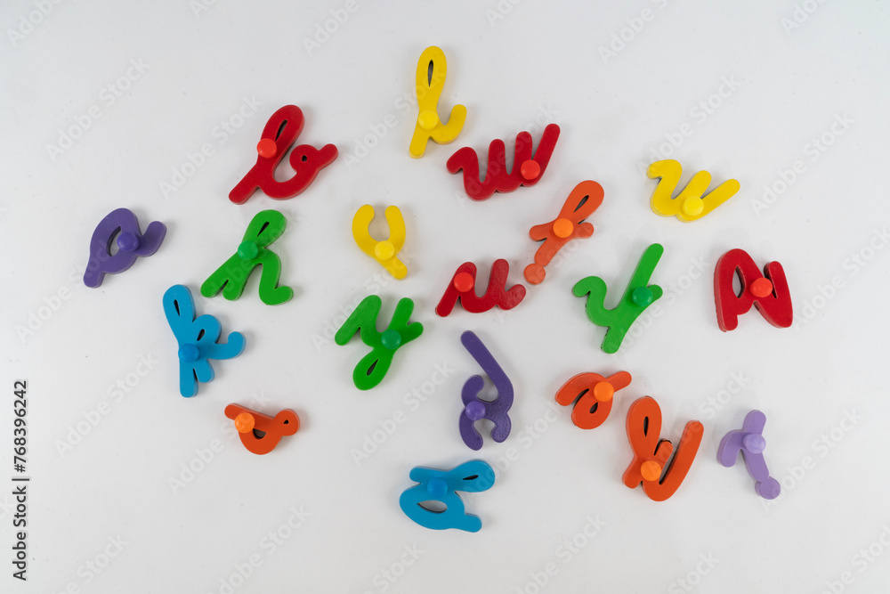 Disordered Kids Toys ABCD English Alphabets and Color Learning ...