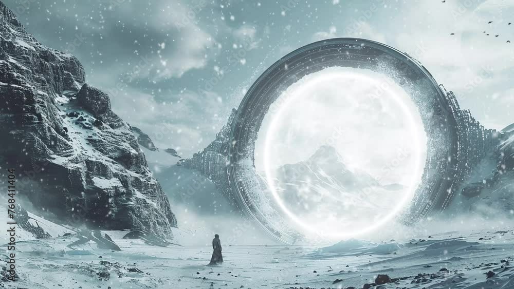 futuristic surreal fantasy background cinematic shot ancient alien ...