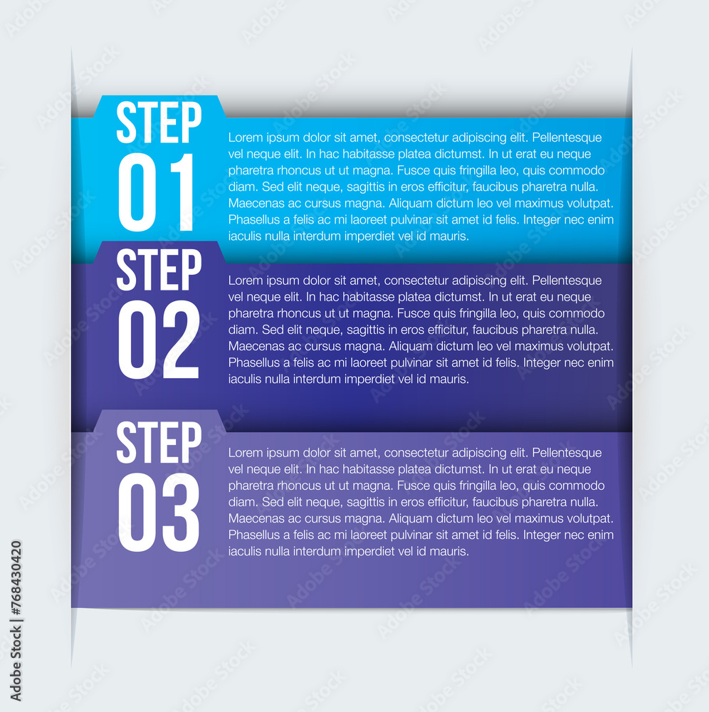 Infographic, information and steps template for advertising, brochure ...