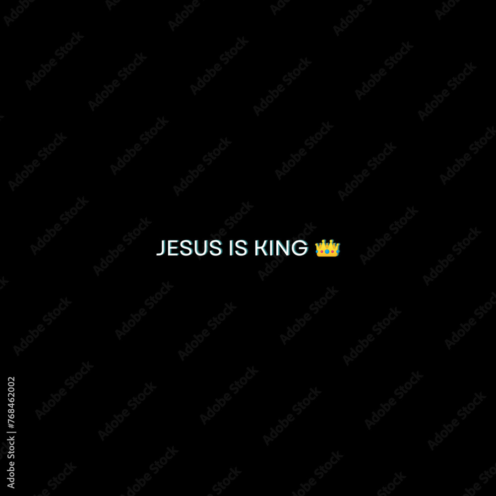 Jesus is king, jesus is king text, jesus is king text with black ...