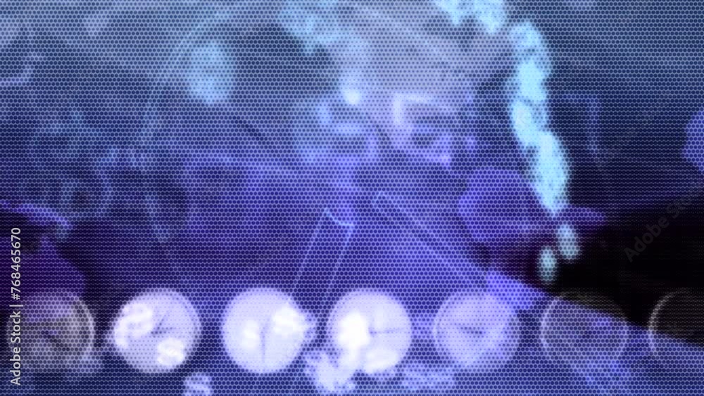 animated moving motion background showing matrix style randomly ...