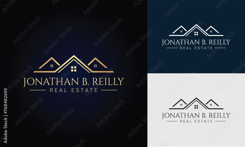 Real estate logo realtor logo property logo design vector template ...