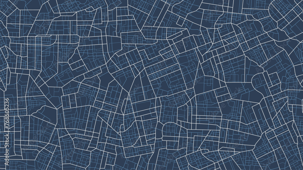City urban roads and streets abstract map downtown district map ...