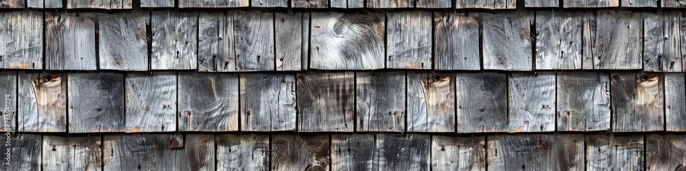 Abstract seamless pattern of grey shingle roof texture, wooden wall ...