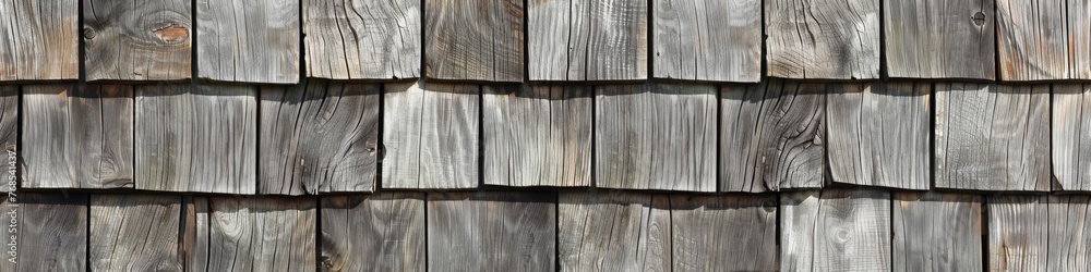 Abstract seamless pattern of grey shingle roof texture, wooden wall ...