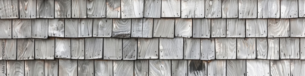 Abstract seamless pattern of grey shingle roof texture, wooden wall ...