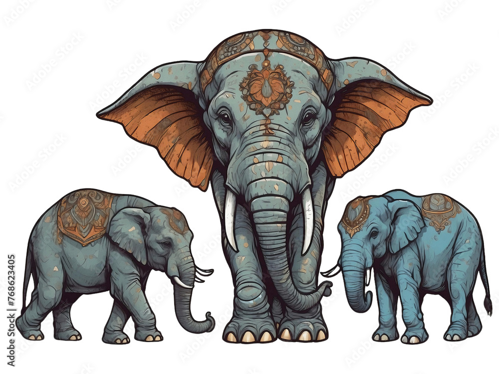 In Thai mythology, Erawan is a three-headed white elephant who serves ...