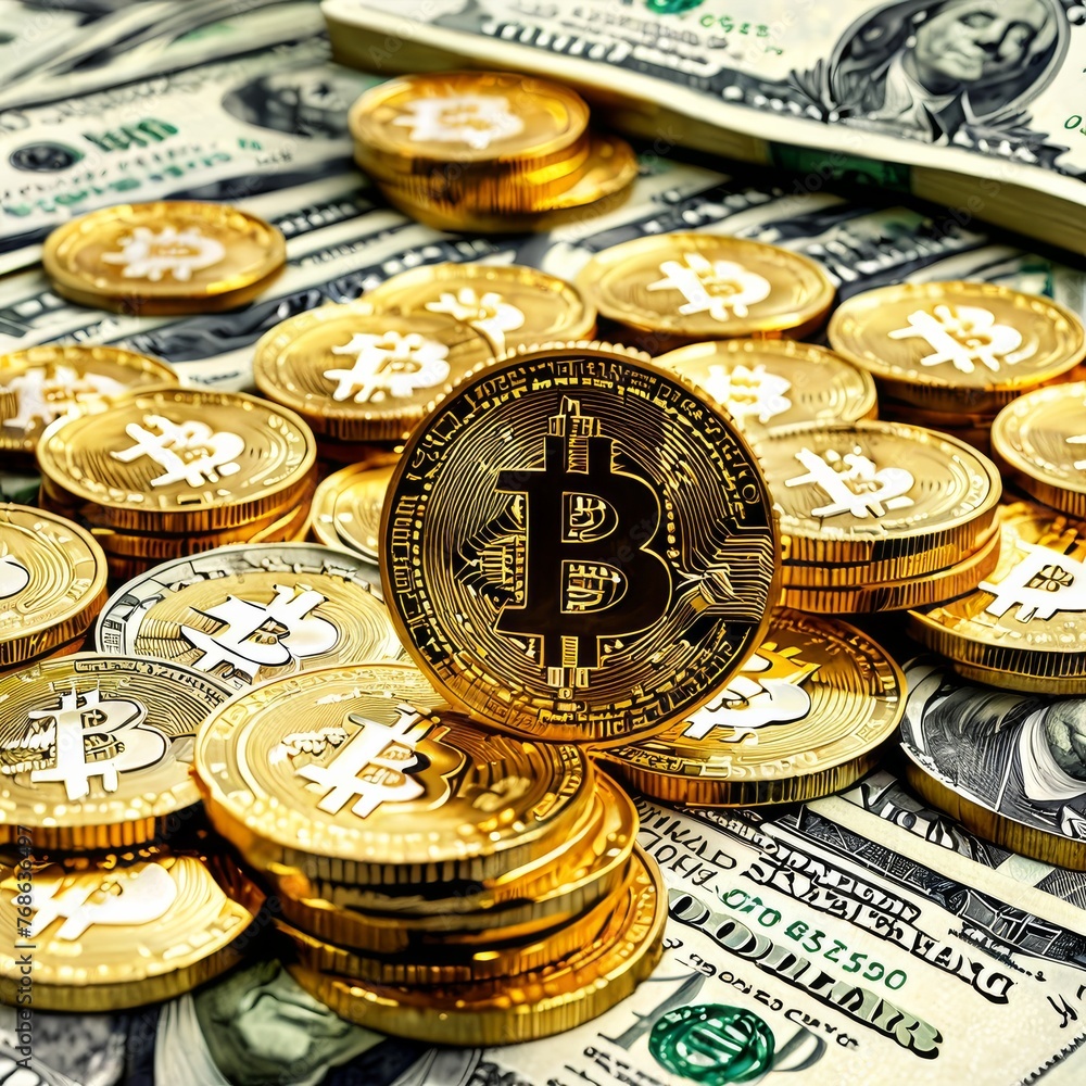 This vivid portrayal captures the essence of financial evolution with a ...