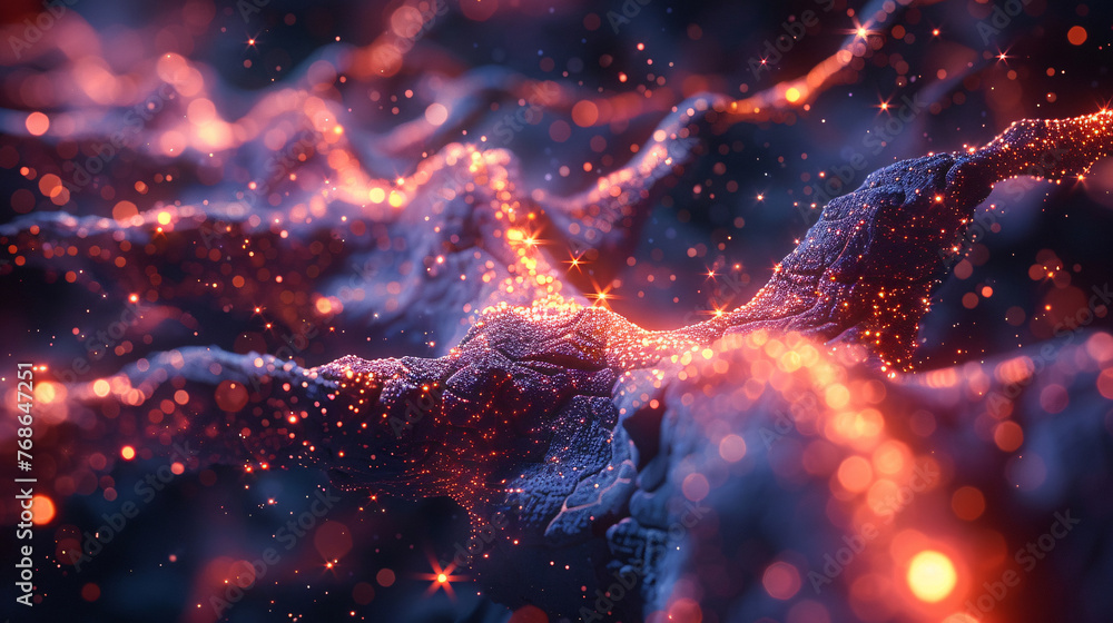 Foto de Envision a sophisticated and abstract visualization of ...