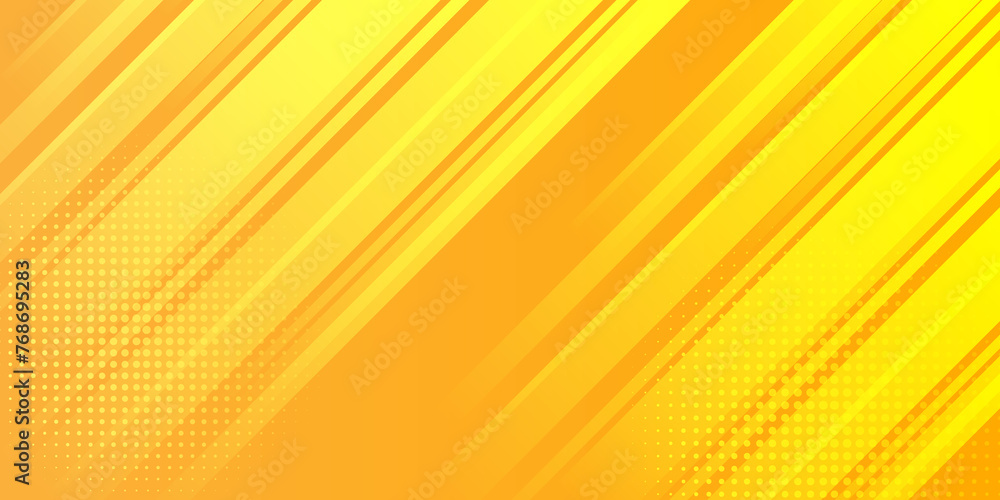 Abstract Yellow and white color geometric background. web design ...