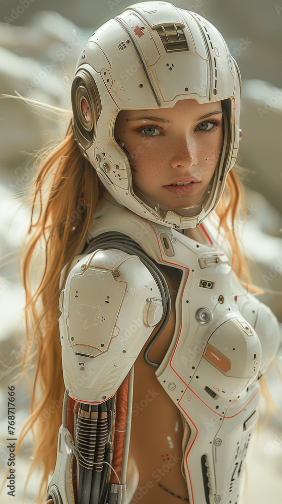 Humanoid Beauty Contest Great poses and photos of beautiful women Stock ...