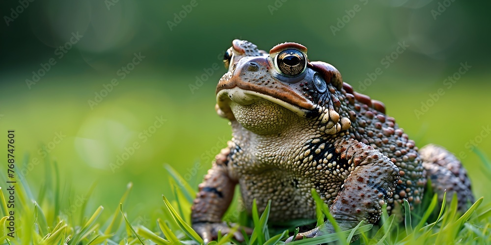 Curious Toad Sharing Insights on Environmental Toxins and Bioindicator ...