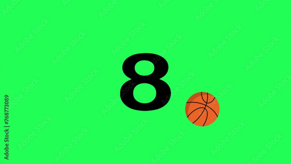 Vidéo Stock Countdown Timer or Motion Countdown Green Screen for ...