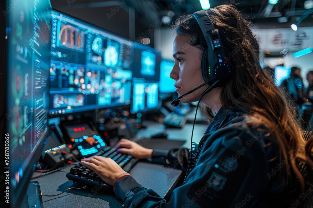 Foto de Professional Photography of a Tech Reviewer Testing Out The ...