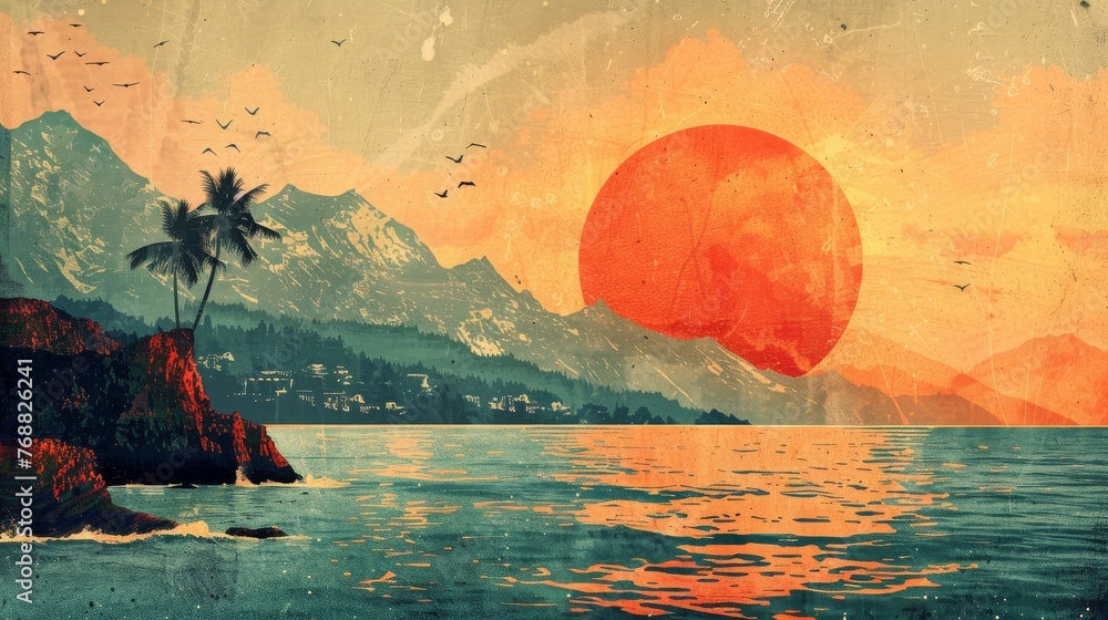 Vintage Travel Posters: series of travel posters with a vintage look ...