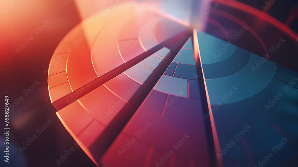 Illuminating Insight into Financial Planning: A Futuristic Pie Chart ...