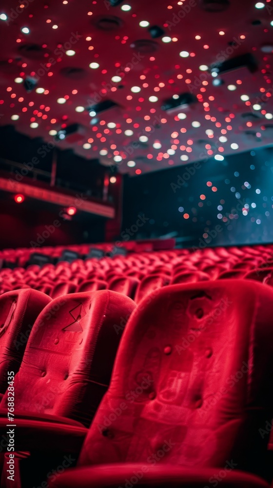 Retro space opera house, grand performances, alien arias, velvet seats ...