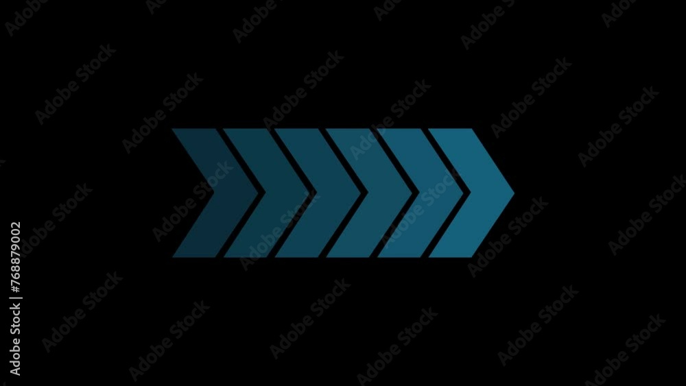 Arrow Loop Animation direction concept. arrow loading icon concept ...