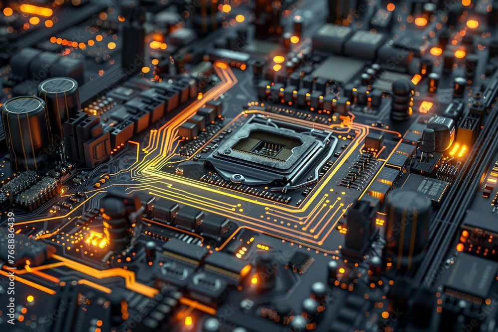 Immerse yourself in the artistry of a realistic depiction of a ...