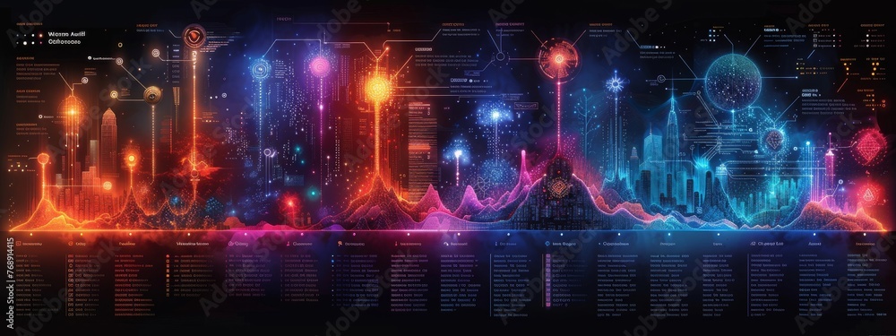 infographic comparing different blockchain platforms, highlighting ...